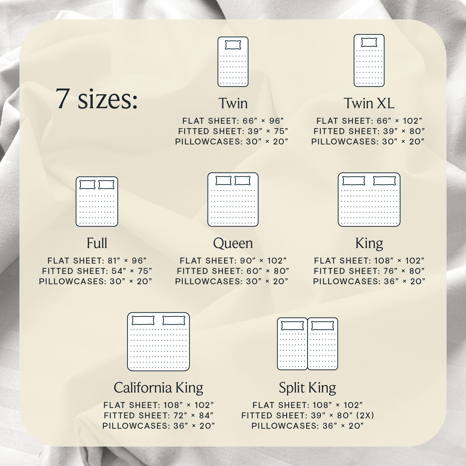 LuxClub 6 PC Full Sheet Set Breathable Luxury Bed Sheets Deep Pocket